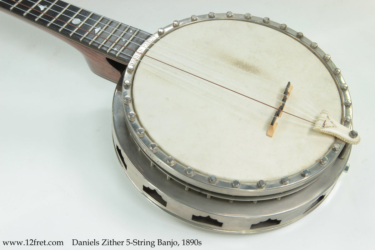 Daniels Zither Banjo 5-String, 1890s - The Twelfth Fret