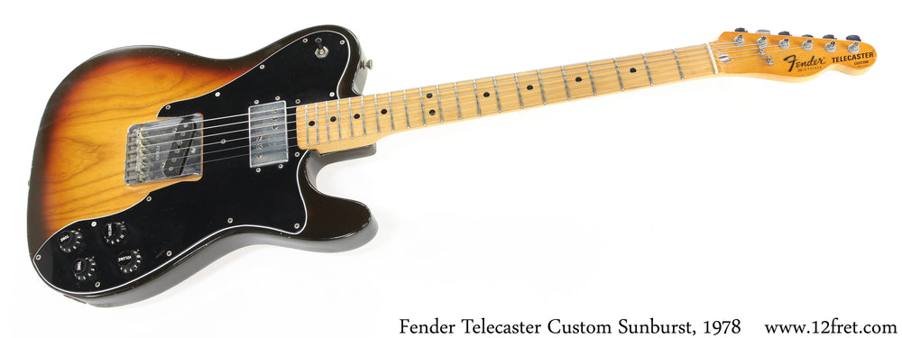 Fender Telecaster Custom Sunburst, 1978 - The Twelfth Fret