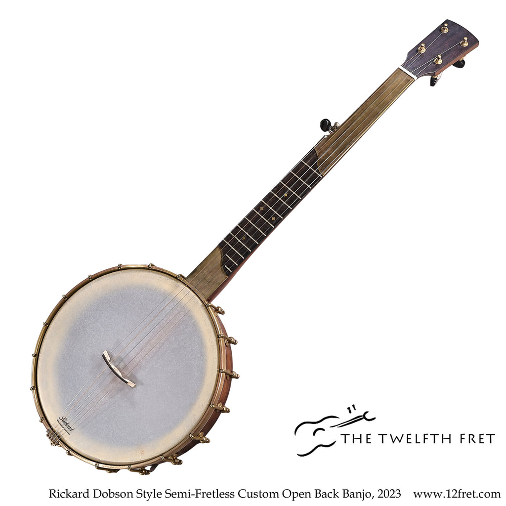 Rickard Dobson Style Semi-Fretless Custom Open Back Banjo, 2023 - The ...
