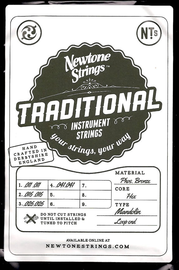 Newtone Traditional Strings Mandolin - Shop The Twelfth Fret