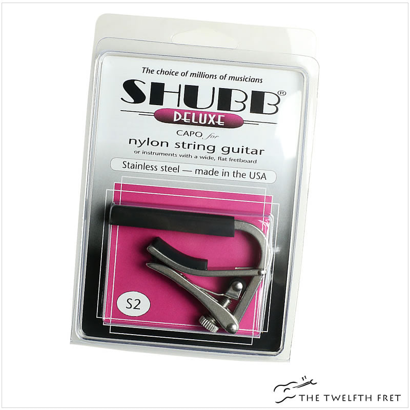 Shubb S2 Deluxe Nylon String Guitar Capo - Shop The Twelfth Fret